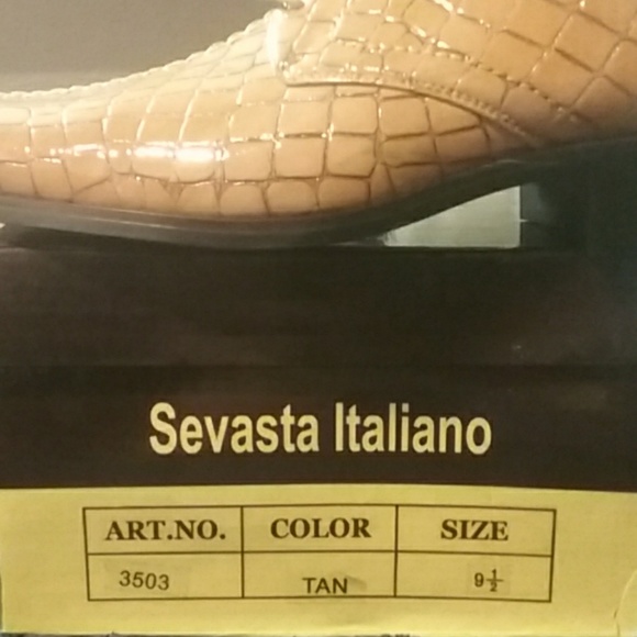 Sevesta Italiano | Shoes | Sevasta Italiano Mens Dress Shoes Sz 95 Tan ...